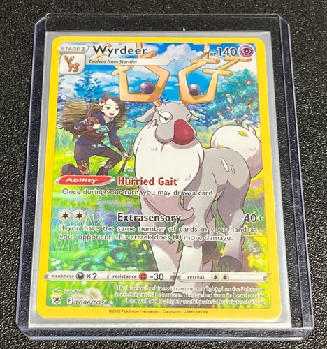 Lot of 5 Pokemon Astral Radiance Wyrdeer TG06/TG30 Trainer Gallery Holo ...
