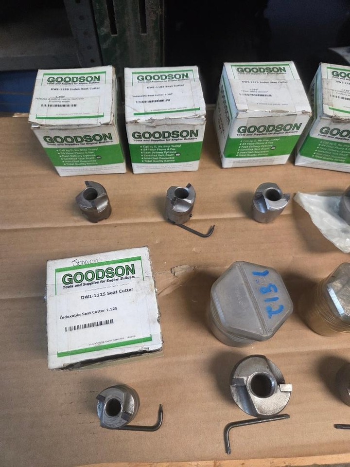 Goodson 7 Valve Seat- Indexalbe Cutter Fits DCM Tec-Sunnen-Winona-Van ...
