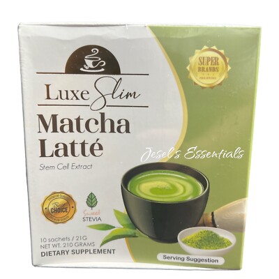 Luxe Slim Matcha Latte, 10 Sachets | eBay