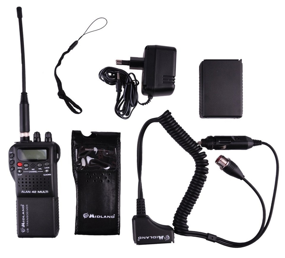 Midland Alan 42 Multi Handheld CB Radio Uk and European channels | eBay
