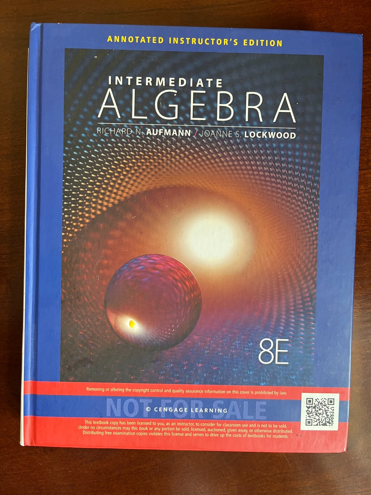 Intermediat Algebra, 8th Edition - Hardcover, by Aufmann Richard N. | eBay