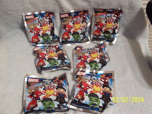 7 Mystery Marvel Bag Clips New In Package | eBay