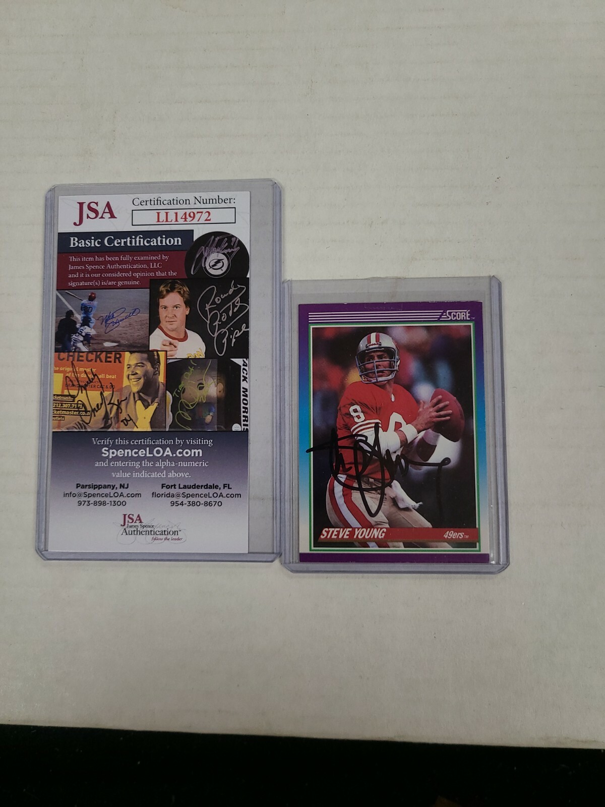 Steve Young Autographed Memorabilia | Signed Photo, Jersey ...