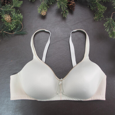 Vanity Fair Bra 38C Gray Padded Wireless Adjustable Clasp Back | eBay