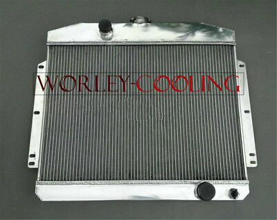 aluminum radiator for Ford Mercury W/Chevy 350 5.7 V8 1949 1950 1951 MT ...