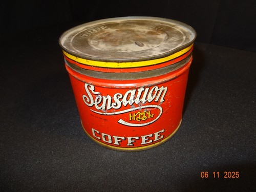 H.D. LEE MERCANTILE SENSATION COFFEE TIN LITHO CAN KANSAS CITY MO SALINA RARE | eBay