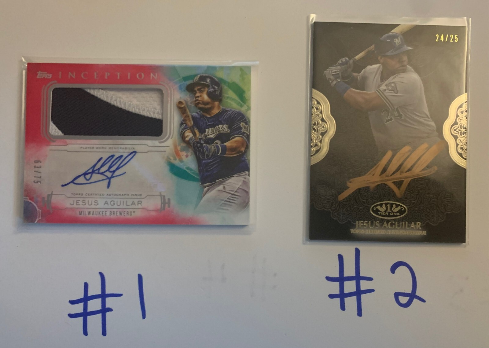 Jesus Aguilar Autograph Cards *YOU PICK* | eBay