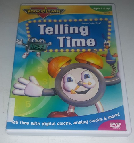 Rock N Learn Telling Time Dvd Ex-Library 46 minutes | eBay
