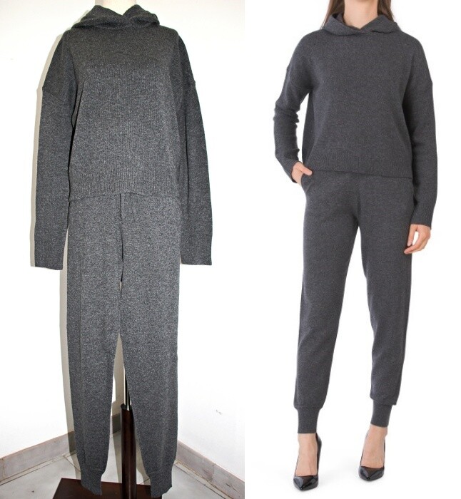 THEORY Cashmere Cropped Hoodie & Arleena Jogger Pant Collection ...