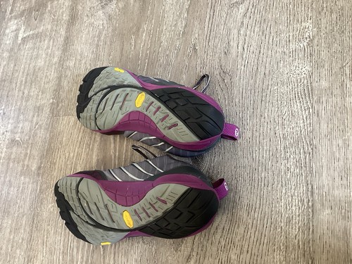 Merrell Womens Lithe Glove Size 10 Sneakers Gray Comfort Shoes Lace Up ...