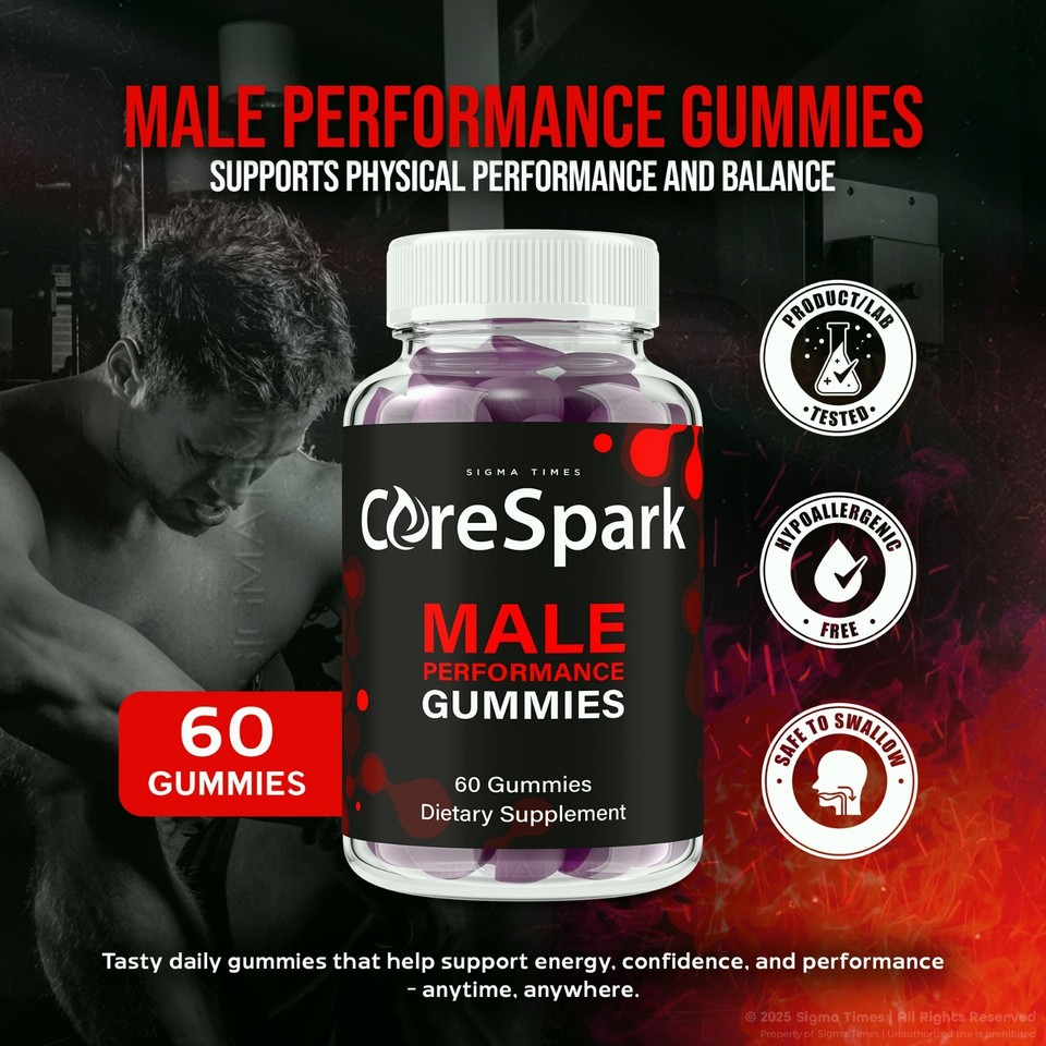 Core Spark Gummies for Men, CoreSpark Advanced Formula For Male Health ...