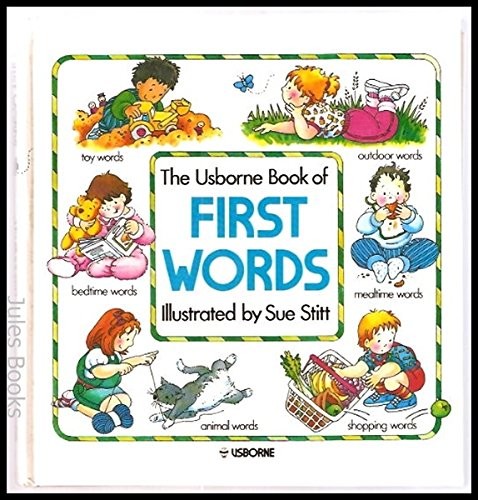 The Usborne Book of First Words by Jenny Tyler 746004370| eBay