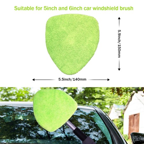 5 Pack Microfiber Cloths - XINDELL Windshield Cleaner Tool Pads, 5-Inch ...