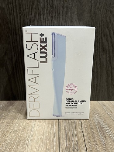 Dermaflash Luxe Plus + With Preflash Cleanser Sonic Dermaplaning Brand ...
