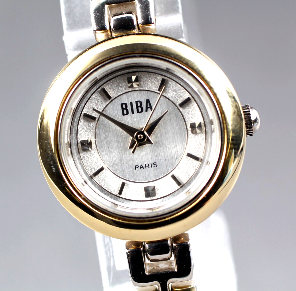[Near MINT Box] BIBA Paris Change Bezel Silver Quartz Women's Watch From JAPAN | eBay
