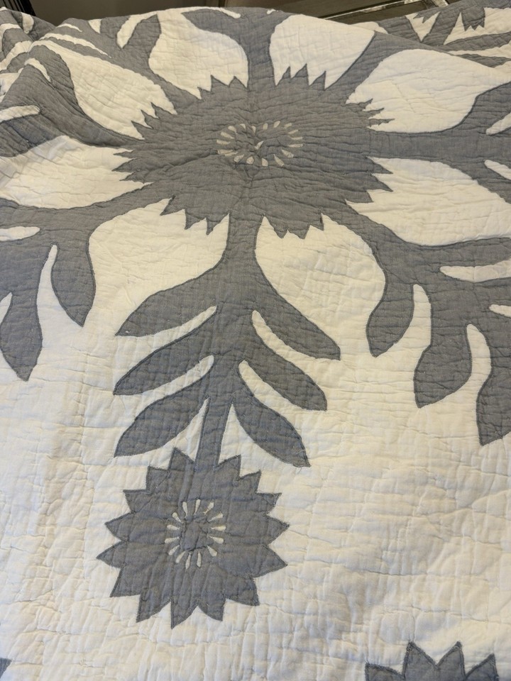 Pottery Barn King Lilo Handcrafted Cotton Quilt READ | eBay