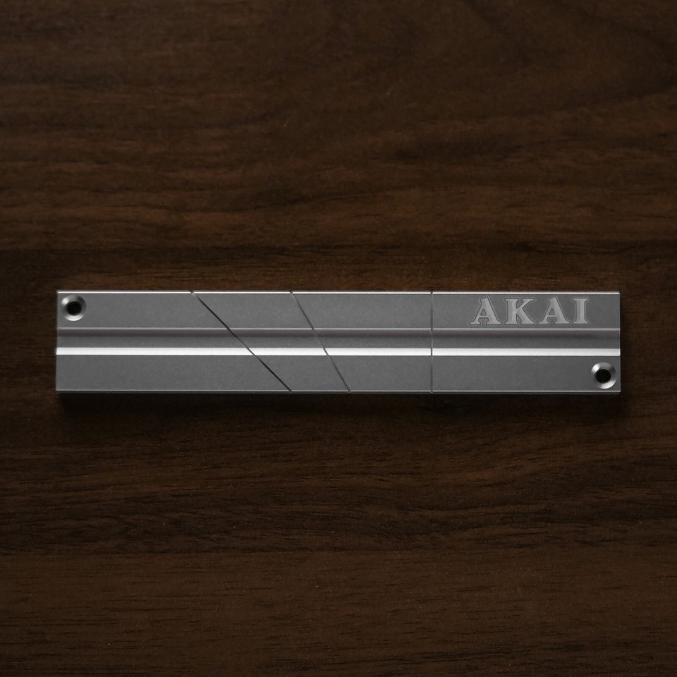 One AKAI 1/4" Silver Tape Universal Splicing Blocks + Hold Tape Repair ...