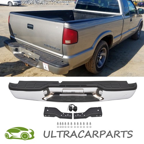 NEW Chrome Rear Bumper Assembly For 1998-2004 Chevrolet S10 GMC Sonoma ...