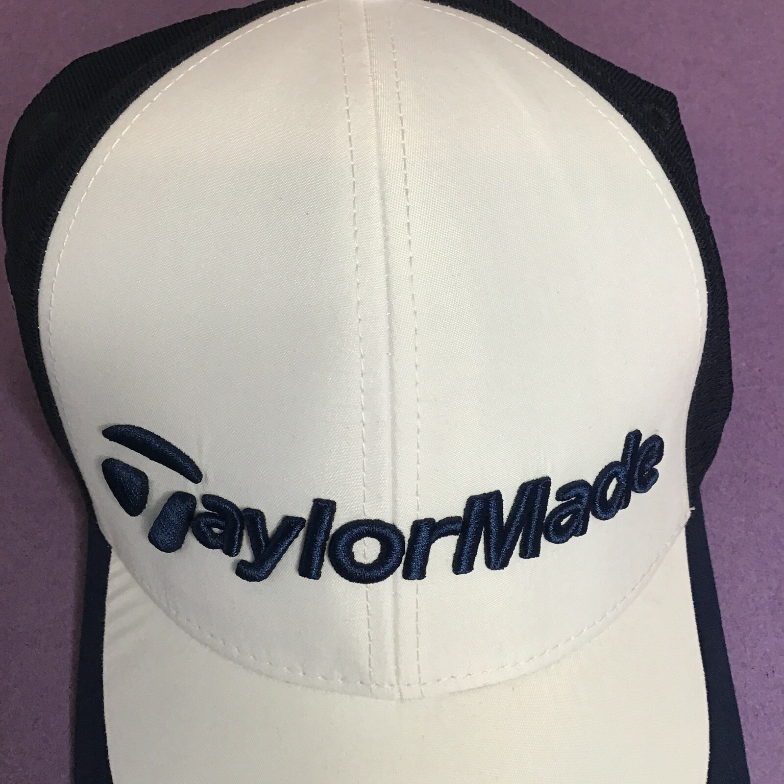 TaylorMade TPBall Strapback TMAX Hat Cap Blue Gray Wh… - Gem