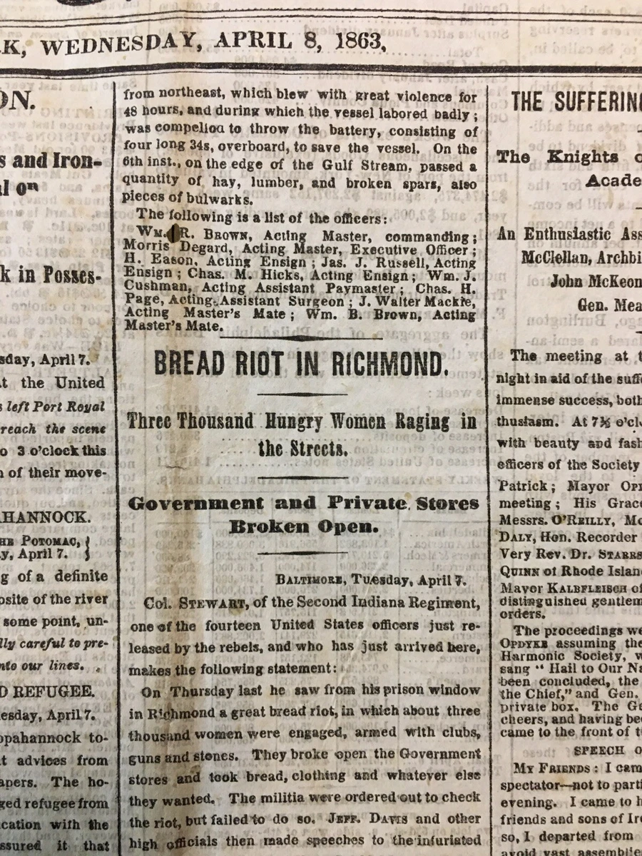 Civil War Bread Riots