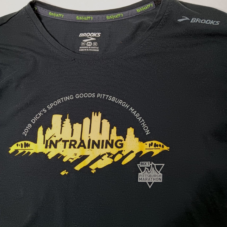 Pittsburgh Marathon In Training Brooks Shirt Medium Shirt Long Running ...