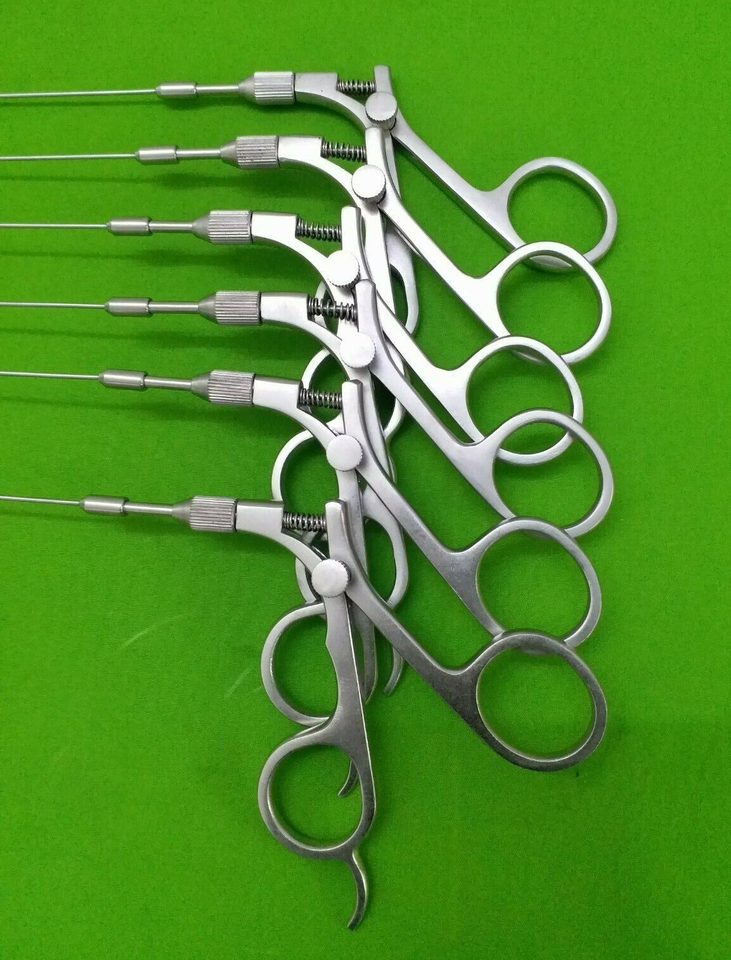 6pc Hysteroscopy Semi Regid Scissor 5FR 40cm Laparoscopic Surgical ...