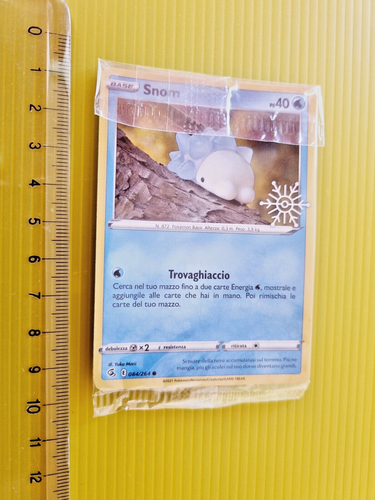 Sealed Carte Mint Pokemon 2021 Snom 084/264 Italian Fusion Strike ...