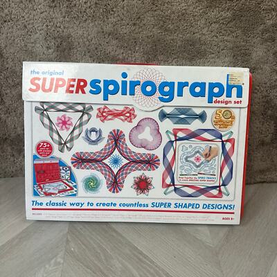 Original Super Spirograph Design Set 50th Anniversary COMPLETE New in ...