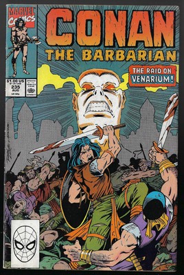 Conan The Barbarian #235 - Marvel, 1990 $5 ships unlimited comics | eBay