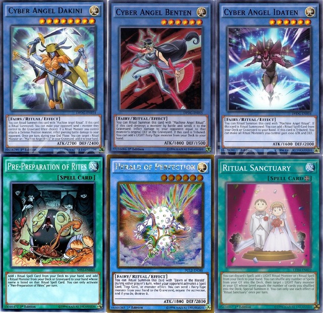 Yugioh Cyber Angel Complete Deck - Benten - Herald Perfection - 55 ...