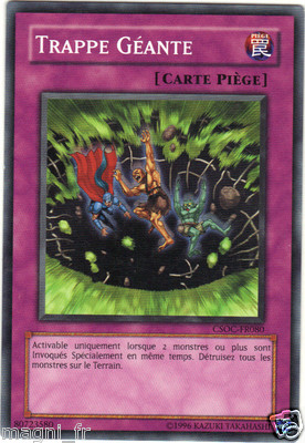 Yu-Gi-Oh! n° 80723580 - CSOC-FR080 - Trappe Géante --- (A1628) | eBay