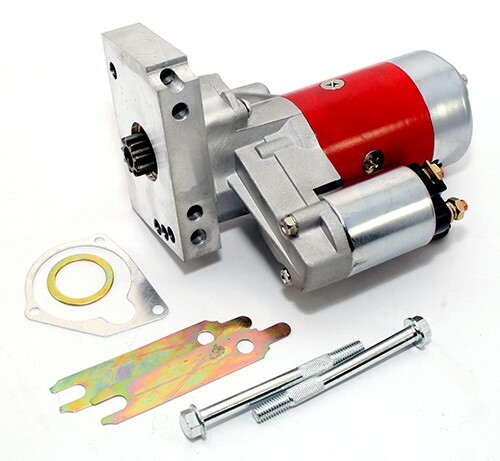 Red High Torque Mini Starter Small & Big Block Chevy 153 168 Tooth ...