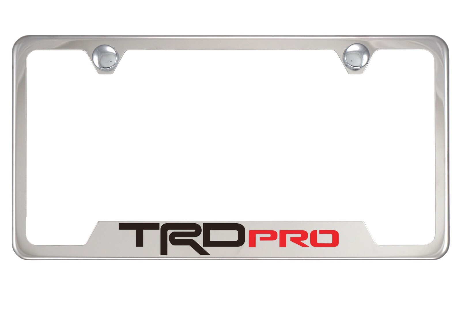 Chrome License Plate Frame for TRD Pro | eBay