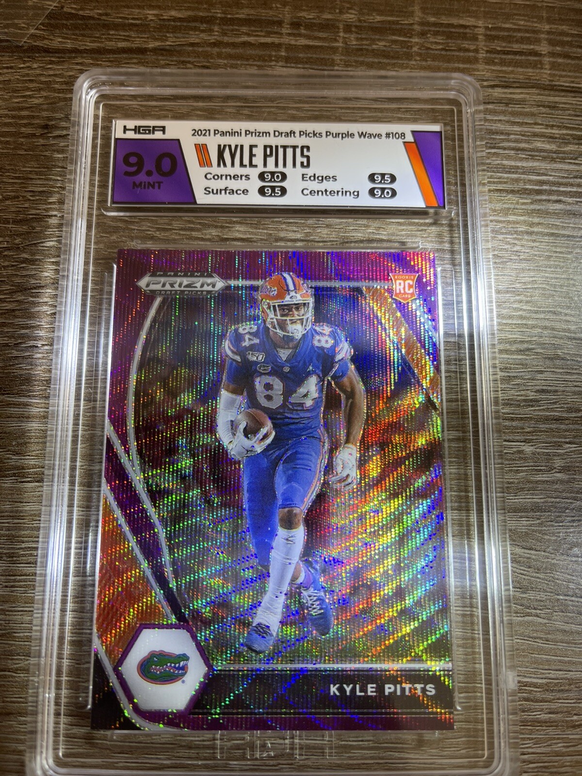 HGA 9 2021 Chronicles Draft Picks #108 Zach KYLE PITTS Purple wave ...