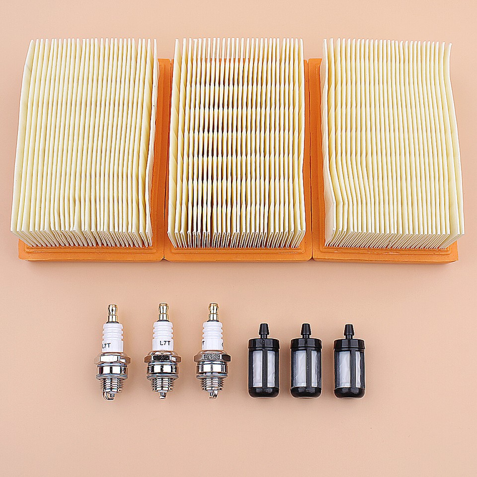 Air Fuel Filter Spark Plug Kit For Stihl BR350 BR430 SR430 SR450 ...