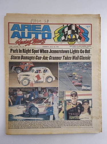 Area Auto Racing News Tabloid July 18 1995 Vol 33 #28 David Gehman ...