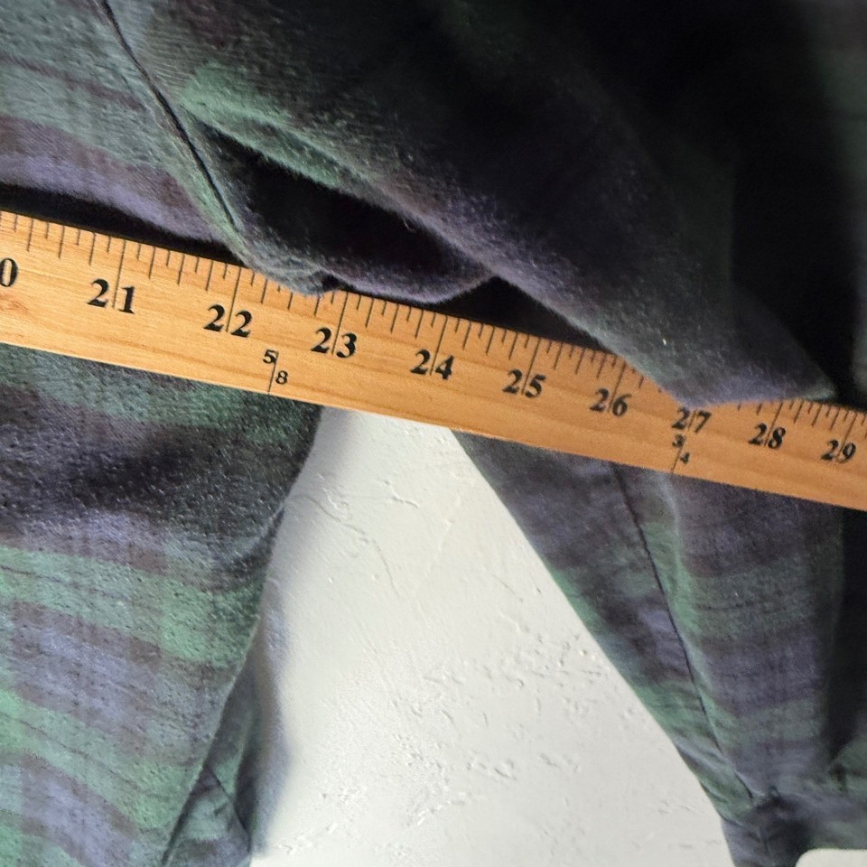 Pendleton Men's L REG Plaid Flannel Pajama Set Long Sleeve Button Up ...