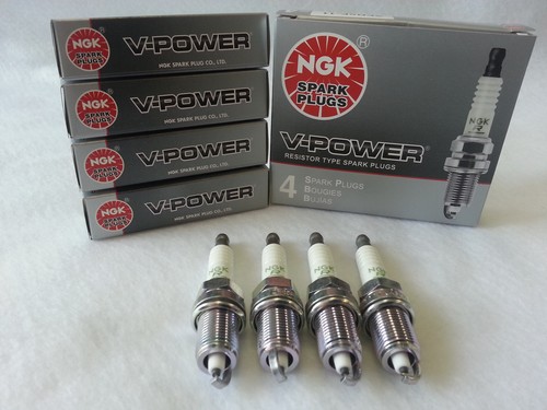 4-New NGK V-Power Copper Spark Plugs BKR5EY #7390 Made in Japan | eBay
