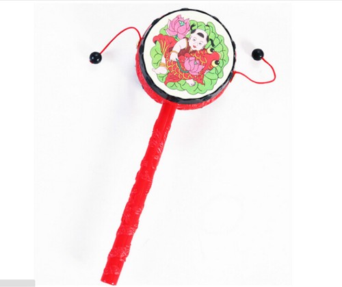 Chinese Traditional Rattle Drums Classic Toys Noise Maker Baby Toys ...
