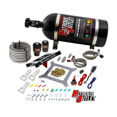 00-10602-GEN4-10 Nitrous Outlet Stinger 4 Wet 4150 Nitrous Plate Kit ...