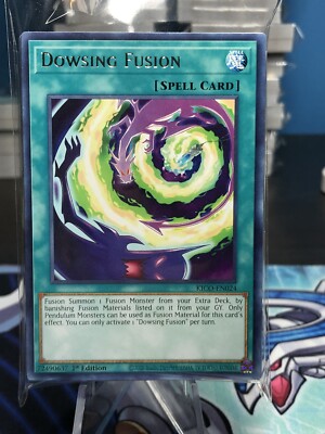 Yugioh! 3x Dowsing Fusion KICO-EN024 Rare 1st Ed Brand New | eBay