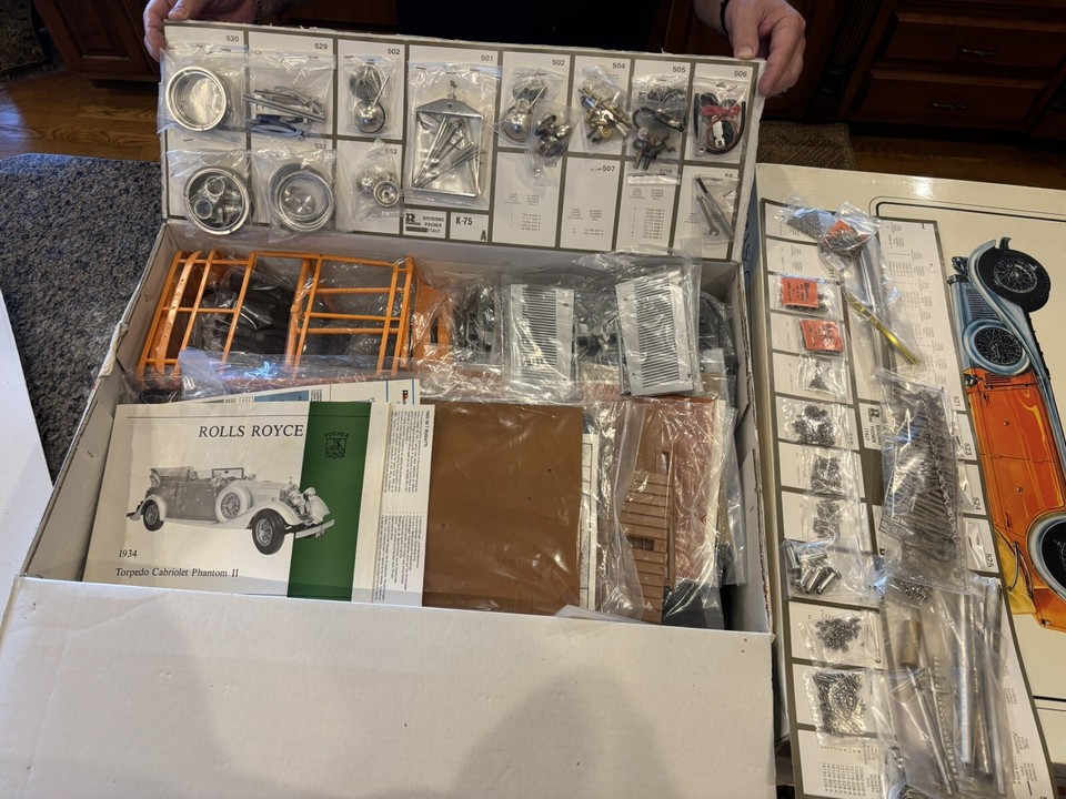 Rolls Royce Torpedo Cabriolet 1934 - Phantom II Pocher Model Kit | eBay