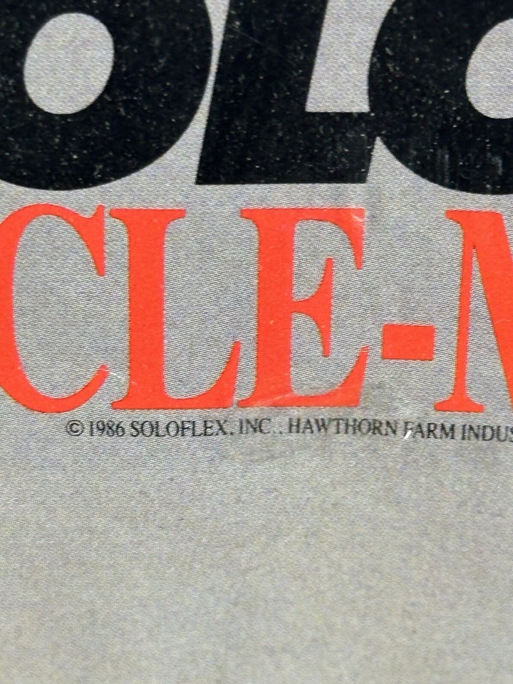 Vintage Scott Madsen Soloflex Man Original Muscle Fitness Gym Poster ...