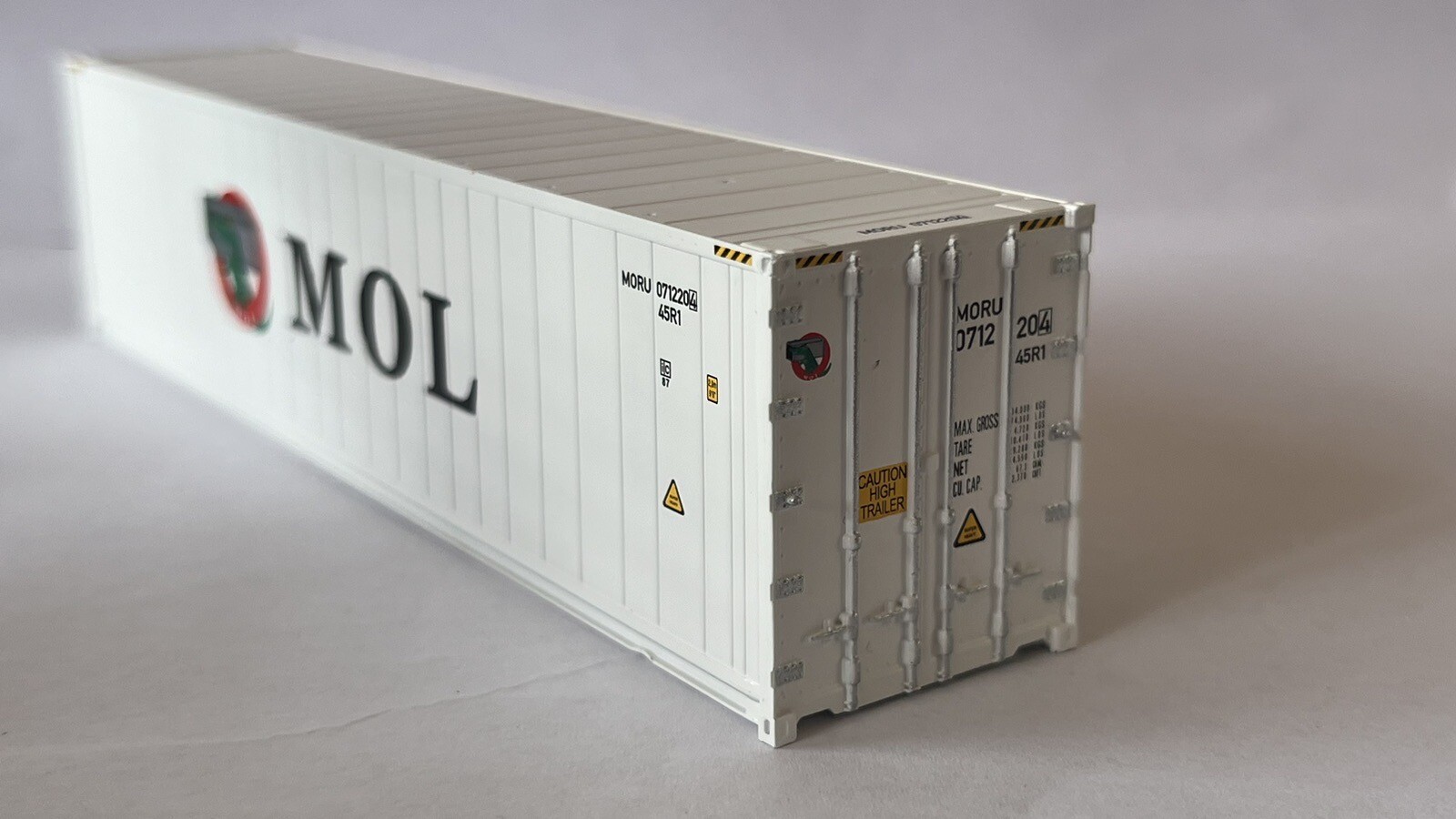 HO 1:87 scale 40' MOL refrigerated shipping container NEW suits ...