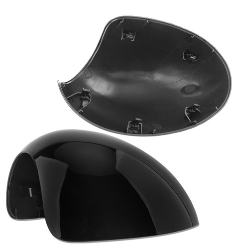 2x Gloss Black Wing Mirror Cover Cap Casings For Mini R55 R56 R57 R58 ...
