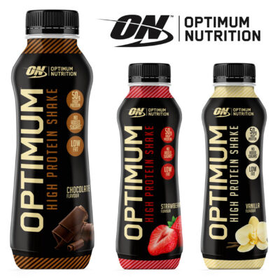 Optimum Nutrition Optimum High Protein Shake 500ml 100% Gold Standard ...