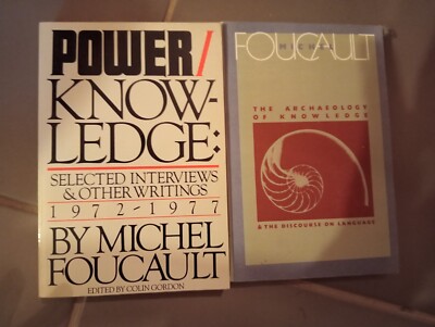 Michel Foucault Power/Knowledge; The Archaeology Of Knowledge (Set Of 2 ...