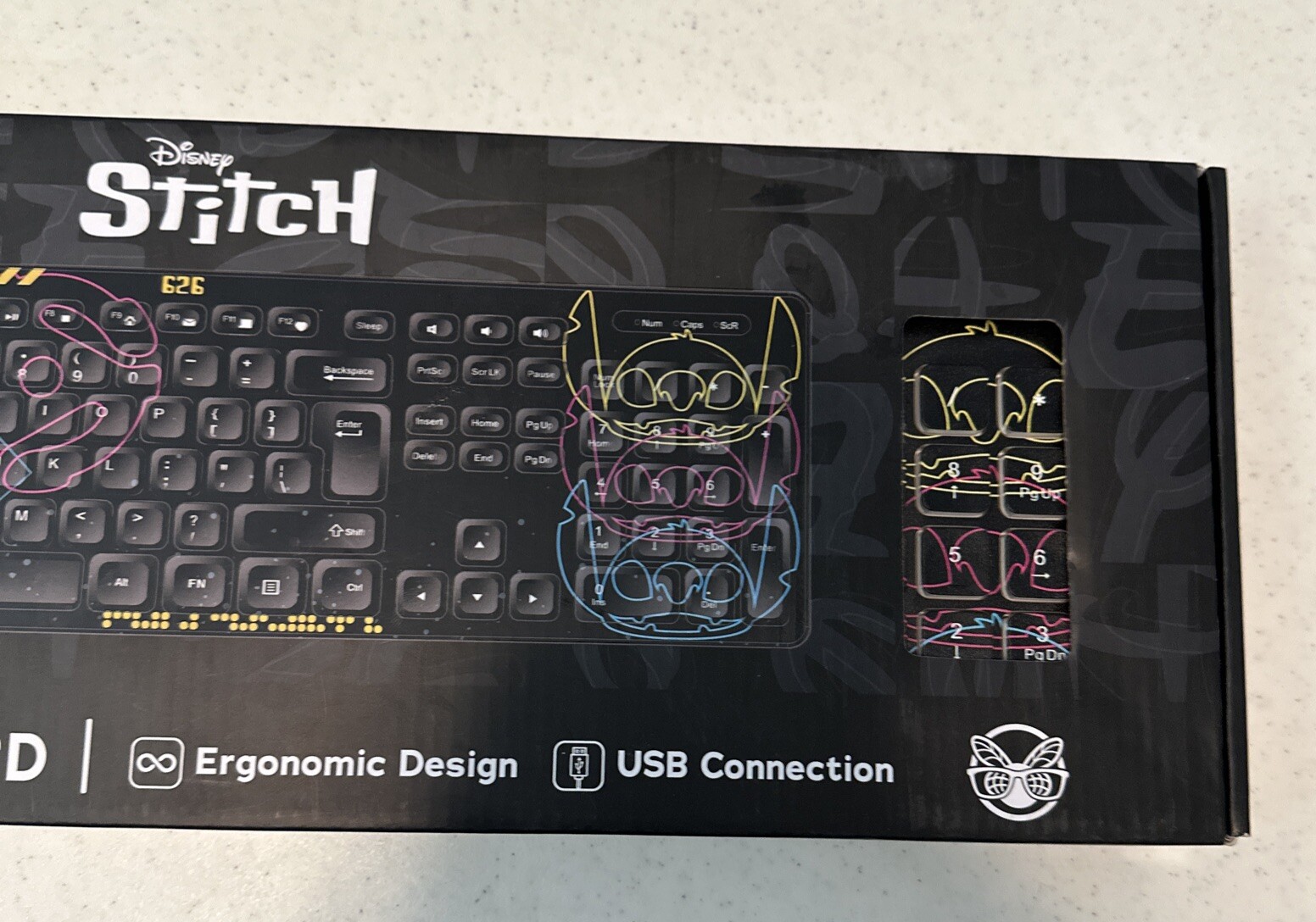 Culturefly Disney Stitch Wired Keyboard- for sale online | eBay