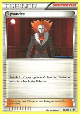 Lysandre 90/106 - Pokemon XY Flashfire Uncommon Trainer Card | eBay