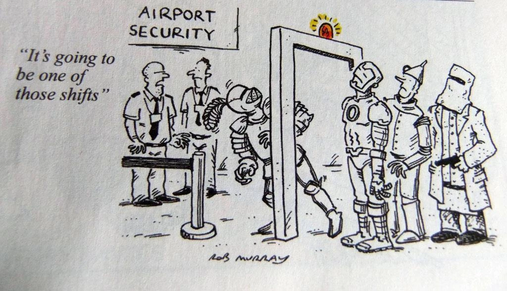 Airport Security Cartoon
